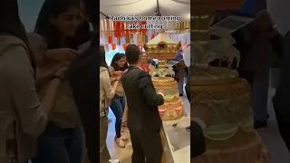 Amazing!!!! Radhika Merchant Cuts Her Home Coming Cake | Ambani Wedding ...