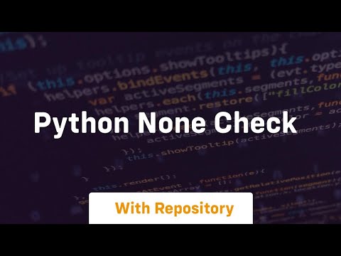 python none check