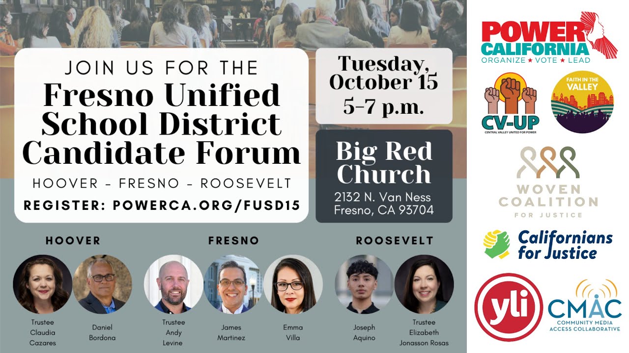 Fresno Unified School Board Candidate Forum 2024