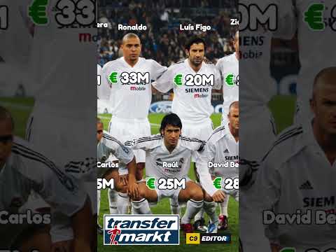 The Value of this Real Madrid Galacticos team is INSANE #realmadrid #shorts #c9editor