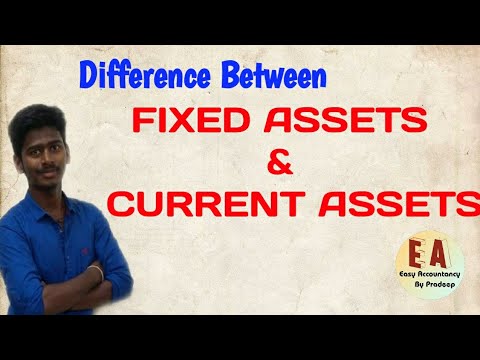 Difference between Fixed Assets & Current Assets l Explanation l Tamil l By Pradeep Rishikesavan