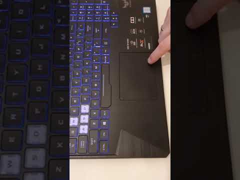 ASUS TUF Gaming FX505 - wrongly working touchpad