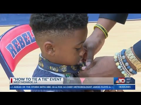 How to tie a tie event