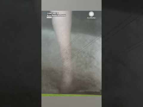 Tornado Rapidly Changes Shape, Direction, Threatens Home