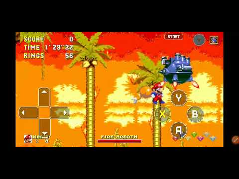 Sonic 3 AIR Mods:Super Mario In Sonic 3 AIR