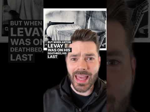SATANIST ANTON LAVEY’s LAST WORDS😱😰🤯 #Jesus #God #Bible #Satan #satanism #religion #shorts #death