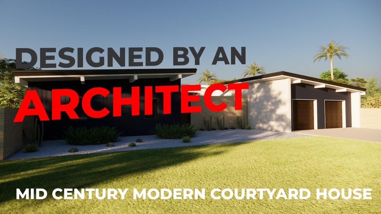 Modern Courtyard House Design | Architect Designs Dream Home