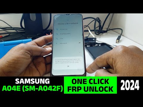 Unlock Samsung Galaxy A04e FRP (SM-A042F) in One Click! Bypass Google Account Lock