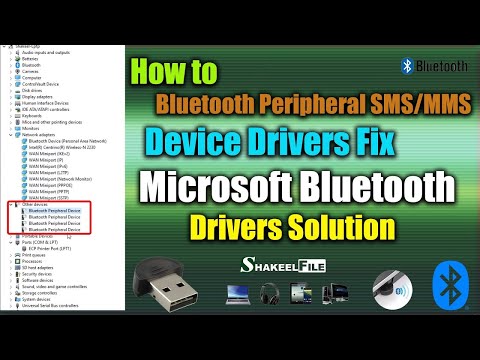 Fix missing driver for Bluetooth peripheral device | Bluetooth Peripheral Drivers Windows 11/10/7