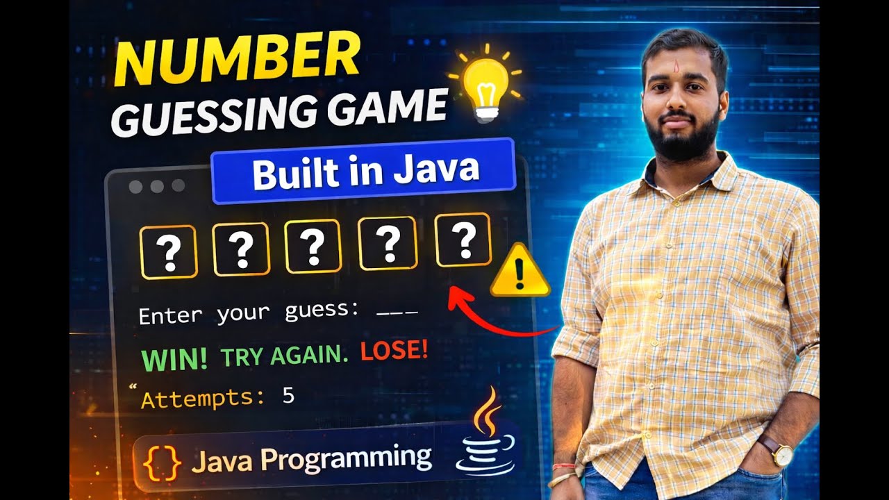 Number guessing game / Java / Java Project / Project