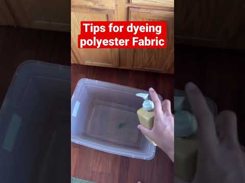 HACKS FOR DYEING POLYESTER FABRICS 😱🤌🏾✨ #shorts