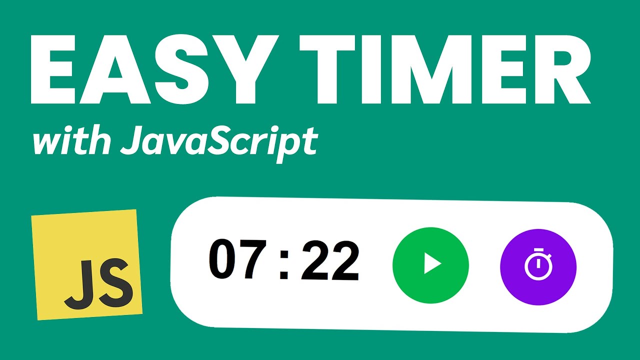 How to Build a Countdown Timer in JavaScript - EASY PROJECT