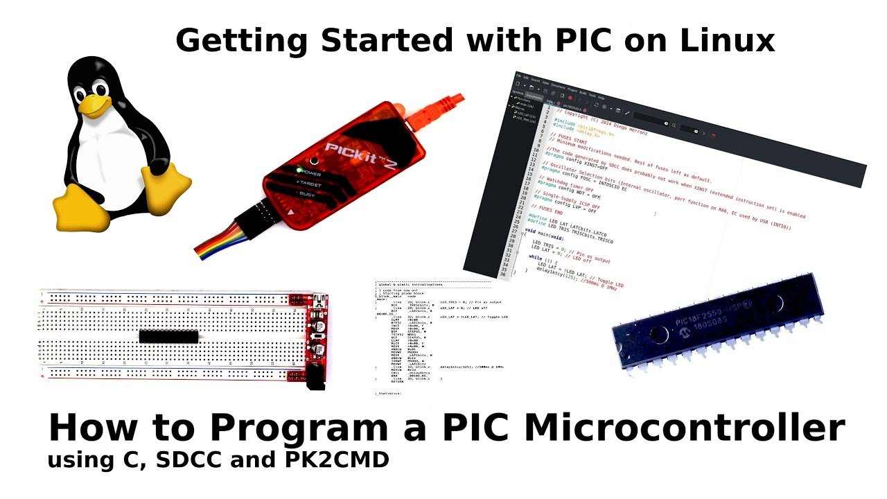How To Program a PIC Microcontroller on Linux using SDCC
