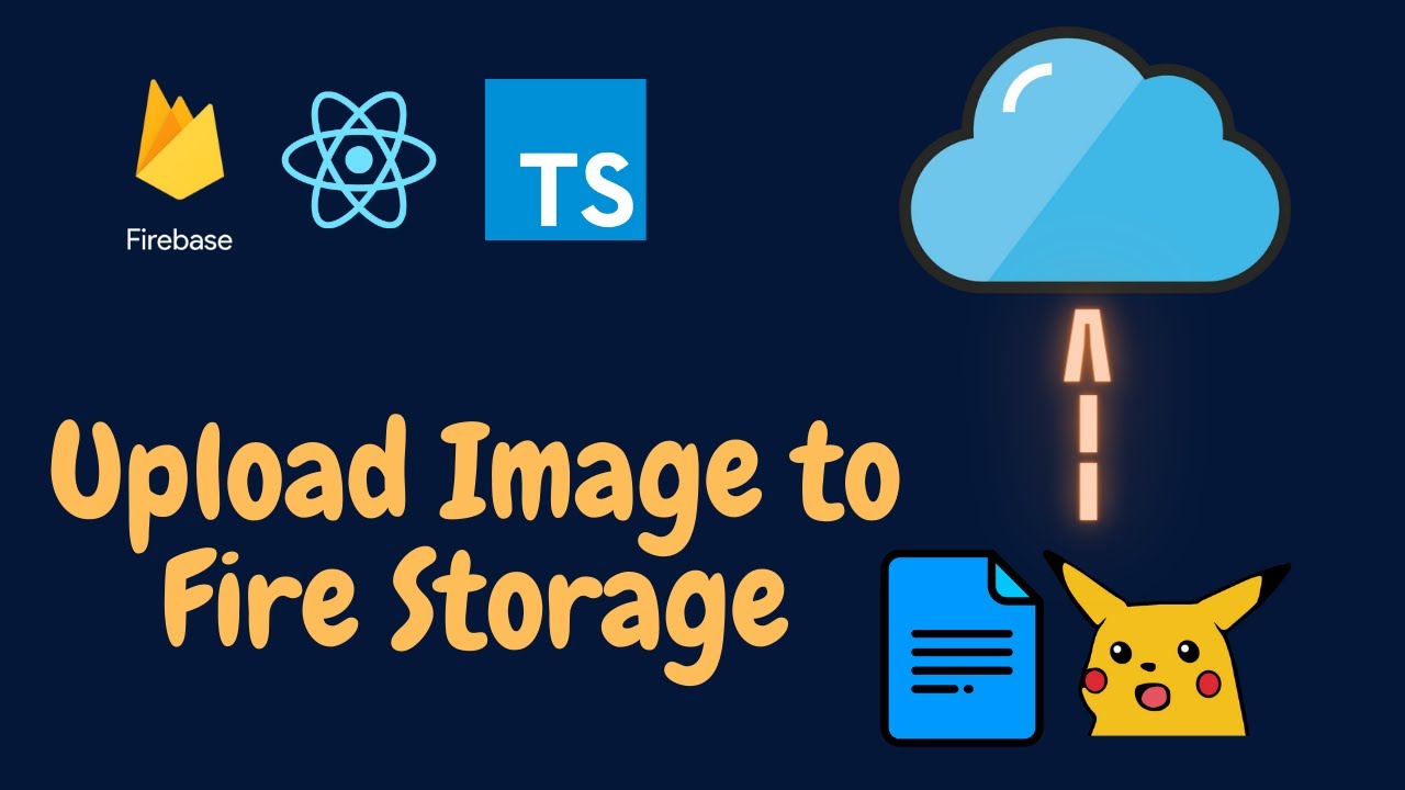 Use Cloud Storage to store files and media useing react | Firebase Storage | React | Typescript