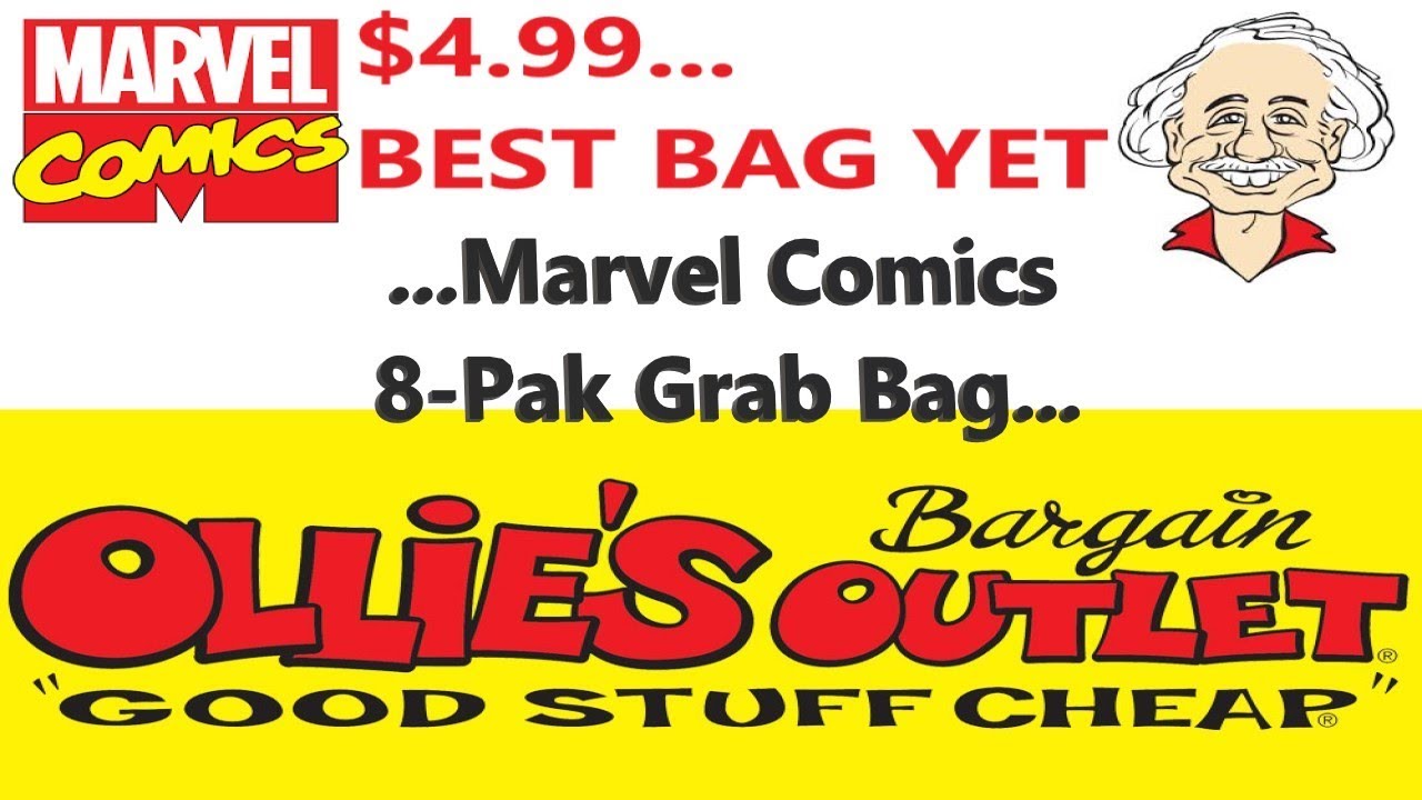 Ollie's Bargain Outlet Marvel Grab Bag.  Best Bag Yet!!