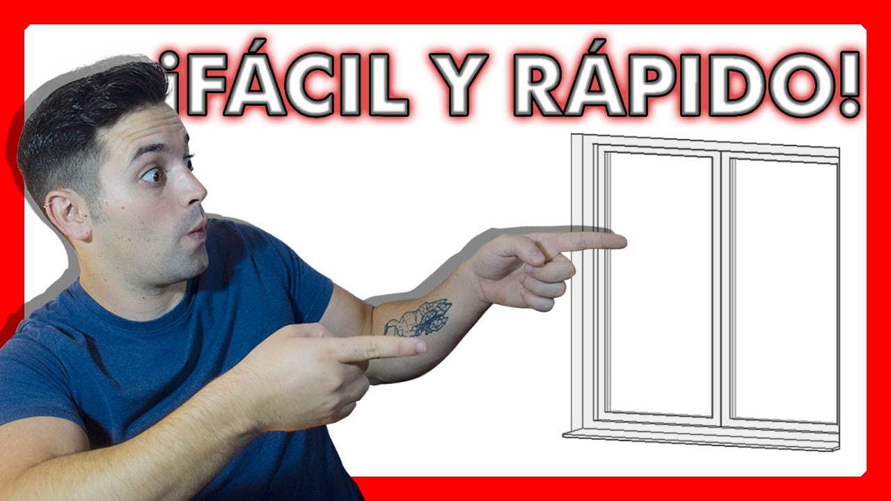 🔴 Cómo HACER una VENTANA 3D en AUTOCAD ✅ [Aprende a Insertar la Ventana en un Muro]