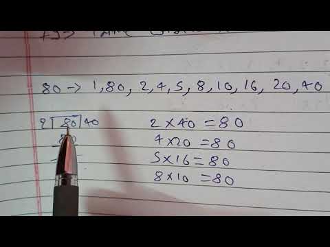 factors of 80