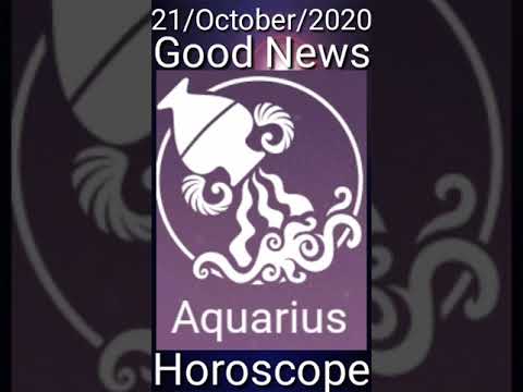 Today Aquarius Horoscope 21/October/2020