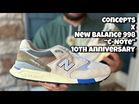 Concepts X New Balance 998 “C-Note” 2023 10th Anniversary! This Sneaker is SO UNDERRATED! On-Feet!