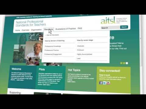 AITSL Navigating the Australian Professional Standards for Teachers
