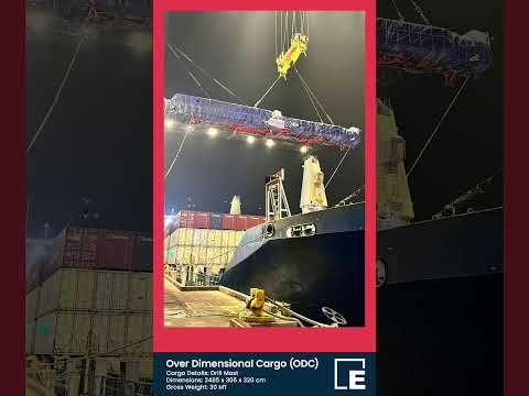 Over dimensional cargo (ODC) movement by Econship