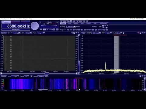 E-11 8680 KHz Number Station OBLIQUE