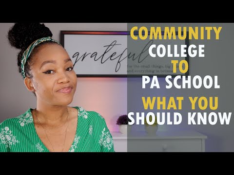 Does Community College Classes Count Towards PA School?