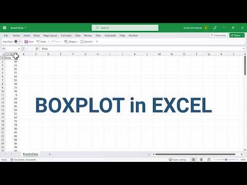 Boxplots in Excel | Single | Side-by-side box plot