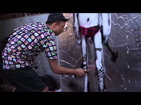 Anthony Lister Live Spray Painting