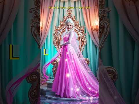 Claim Your Perfect Elsa Gown Based on Your Name's First Letter! 👗✨ #fashionmagic