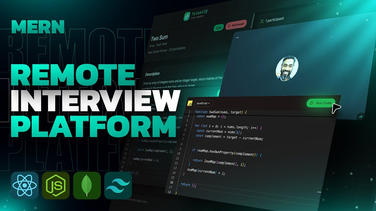 MERN Stack Project: Video Calling Interview Platform with React & Node.js