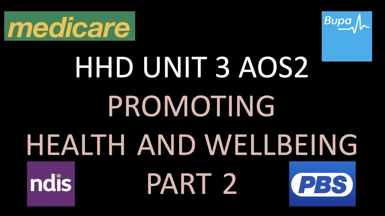VCE HHD UNIT 3 AOS2  PROMOTING HEALTH AND WELLBEING PART 2