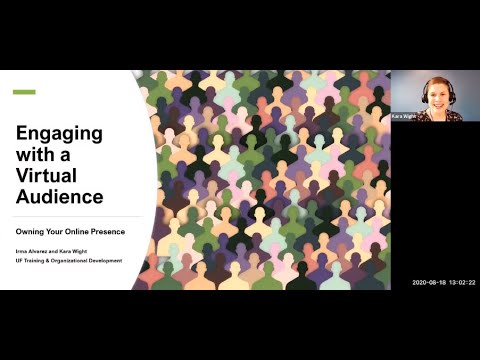 Engaging with a Virtual Audience - Keep Growing Webinar