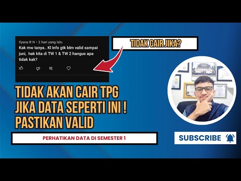 🚨 HATI-HATI PADA DATA SEMESTER 1 - Pencairan TPG tidak diakumulasikan jika?