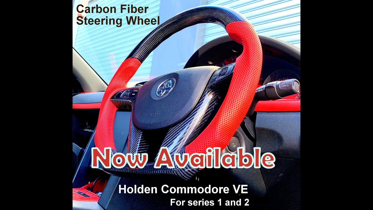 Carbon Fiber Steering wheel for Holden Commodore VE Series 1 and 2