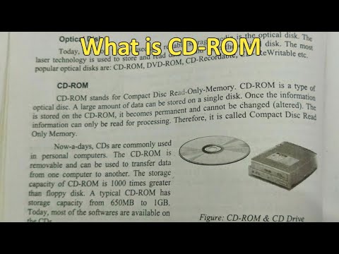 What is CD-ROM?
