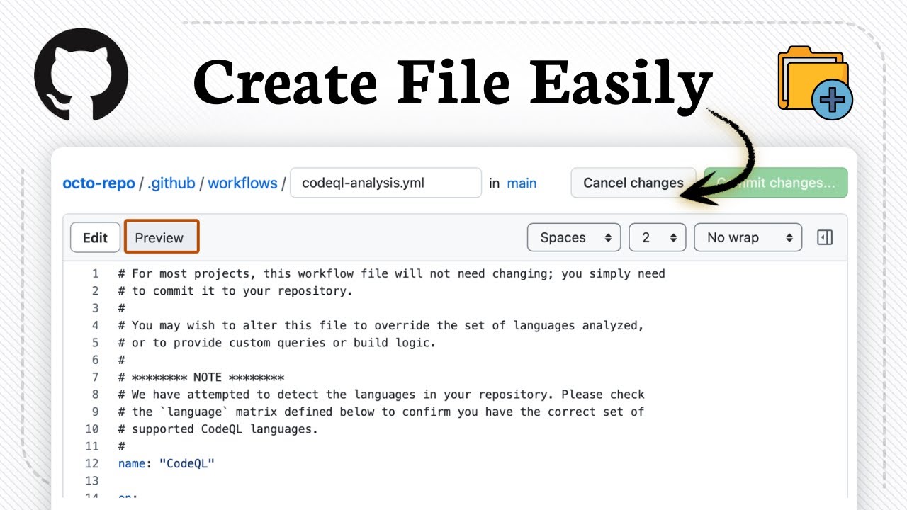 How to create a file in GitHub (Easy File Setup)