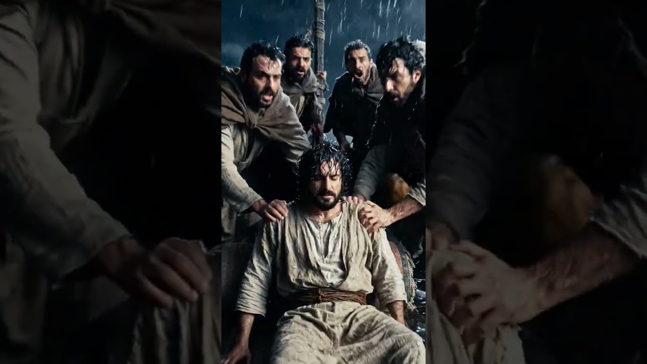 'Quiet! Be still!' ​Mark 4:39 #jesus #history #jesuschrist #love #story #storm #shorts #scripture