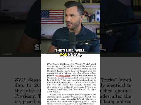 E. Jean Carroll’s Story MATCHES a TV Script | Conspiracy Daily Update