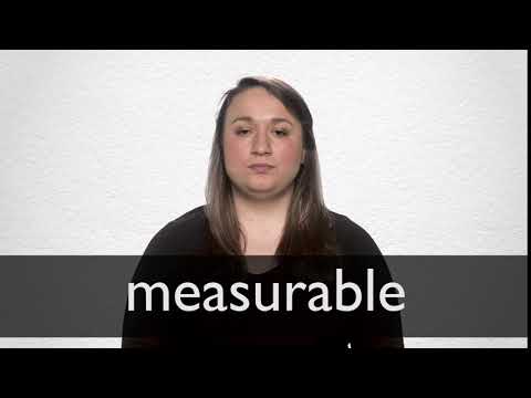 MEASURABLE definition and meaning | Collins English Dictionary