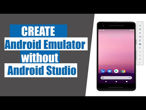 How to install and run android emulator without android studio