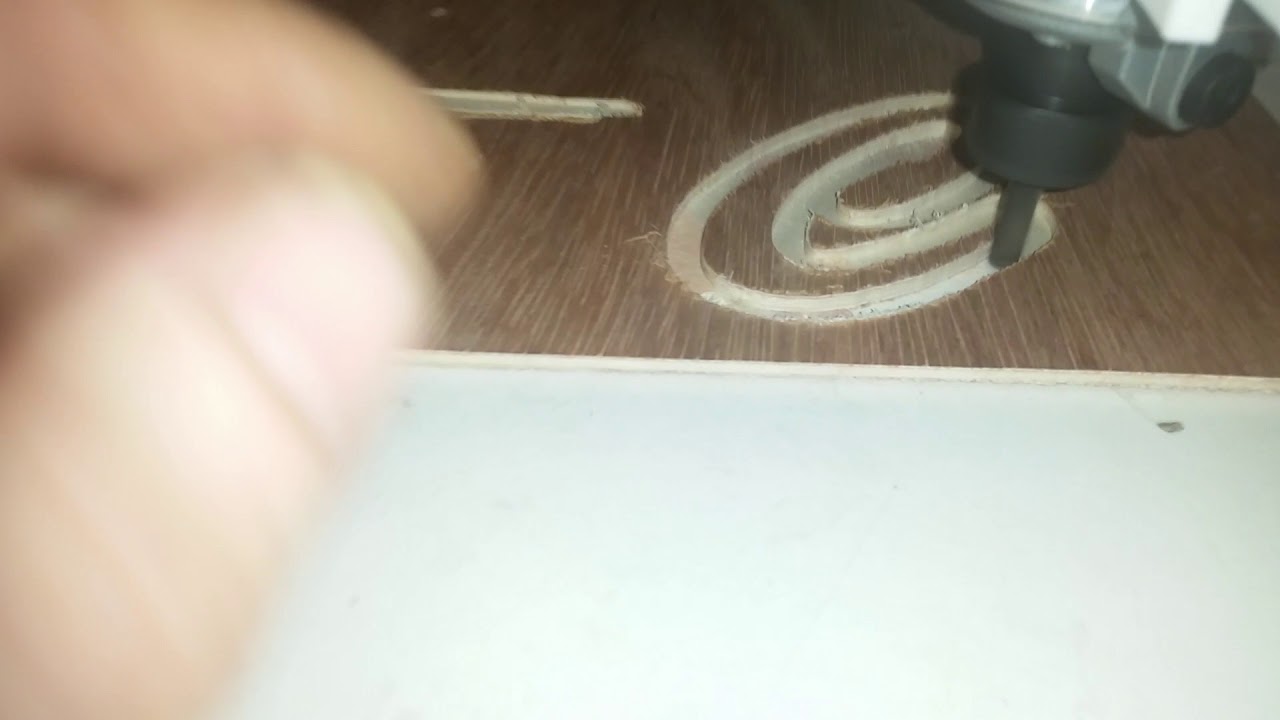 First Full Test on Sub £100 Homemade 2020 CNC - New Router