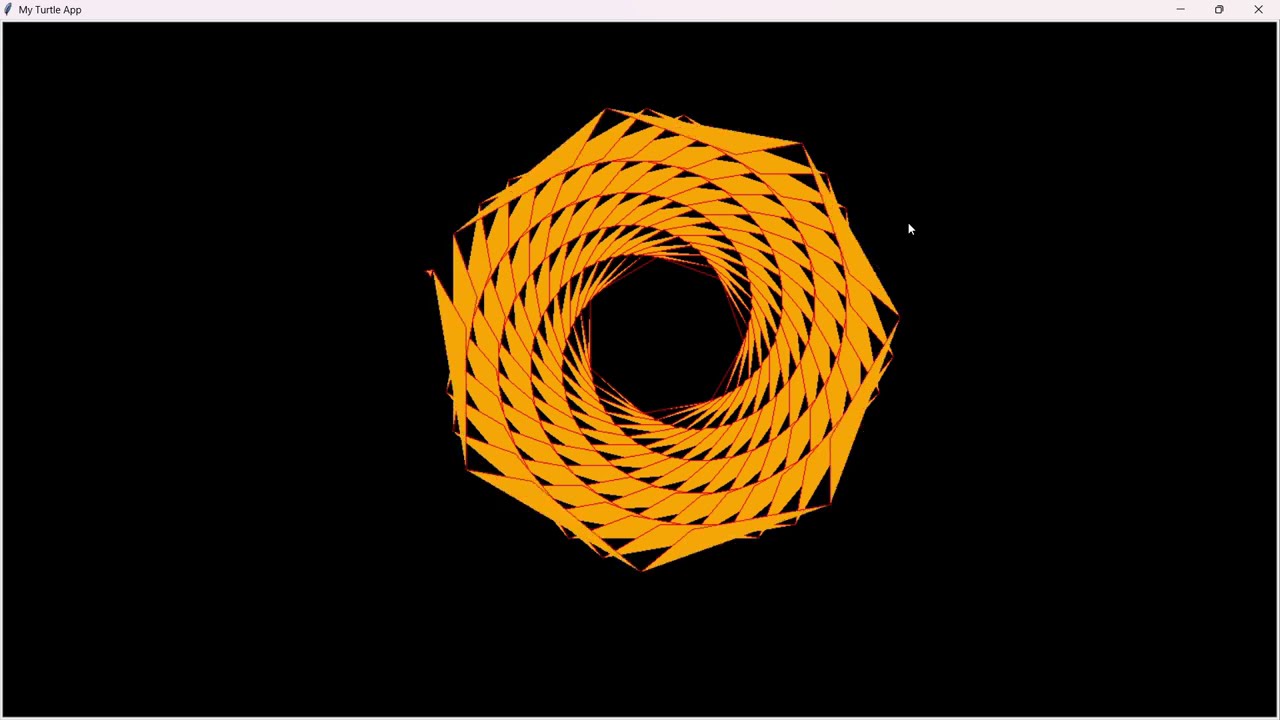 Python Turtle. || Graphics design library for python.