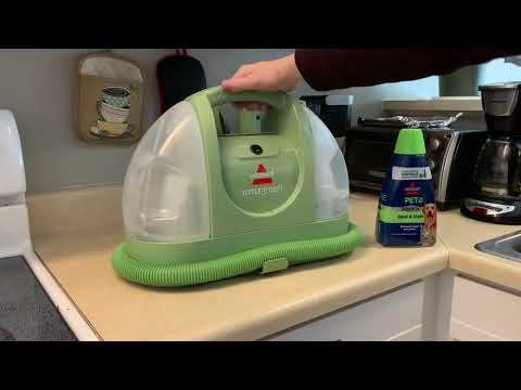 How to Use Bissell Little Green Machine Capet Cleaner