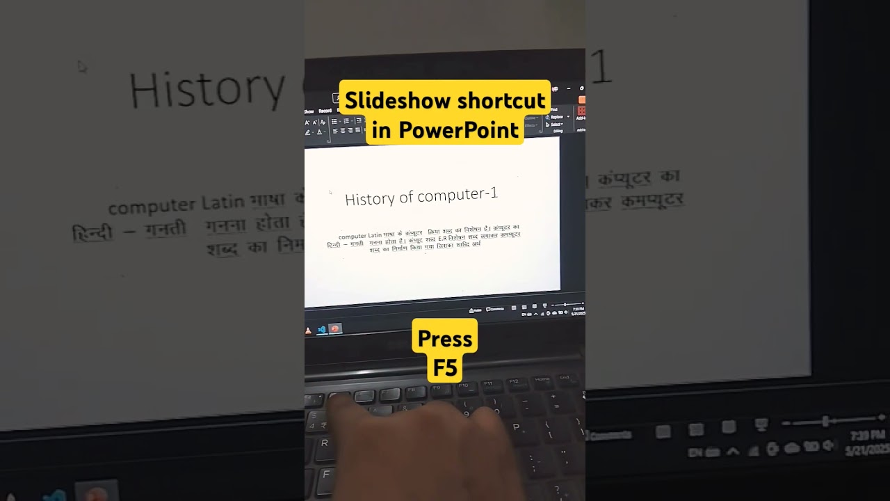 PowerPoint Shortcut: Instantly Show Your Slides in Fullscreen Like a Pro #shortcutkeys #powerpoint