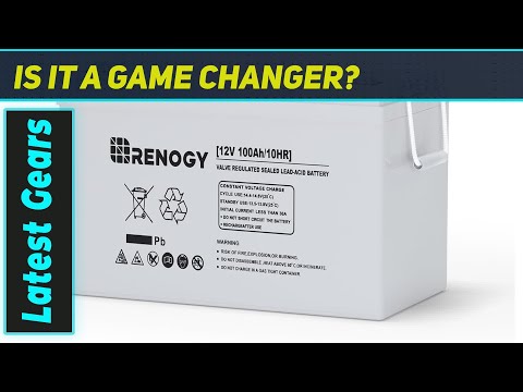 Renogy AGM Deep Cycle 12V 100Ah Battery – The Best Power Solution for Long-Lasting Performance