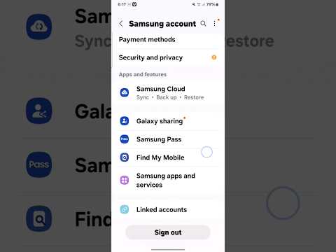 Remove samsung account