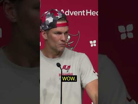 Tom Brady's response to Jalen Hurts' stats is priceless🤣 #shorts #buccaneers