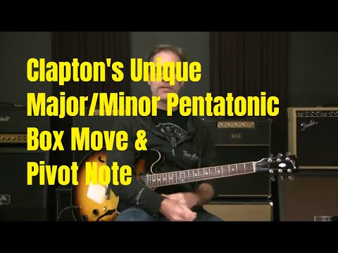 Blues Guitar Soloing Lesson - The Pentatonic Box Shift That Clapton Does