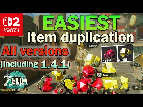 EASIEST item DUPLICATION glitch in Switch 2 Edition of Tears of the Kingdom